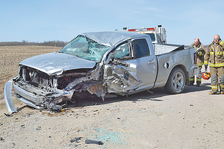 Head on Collision (Grid 719) - Truck - Grasslands News