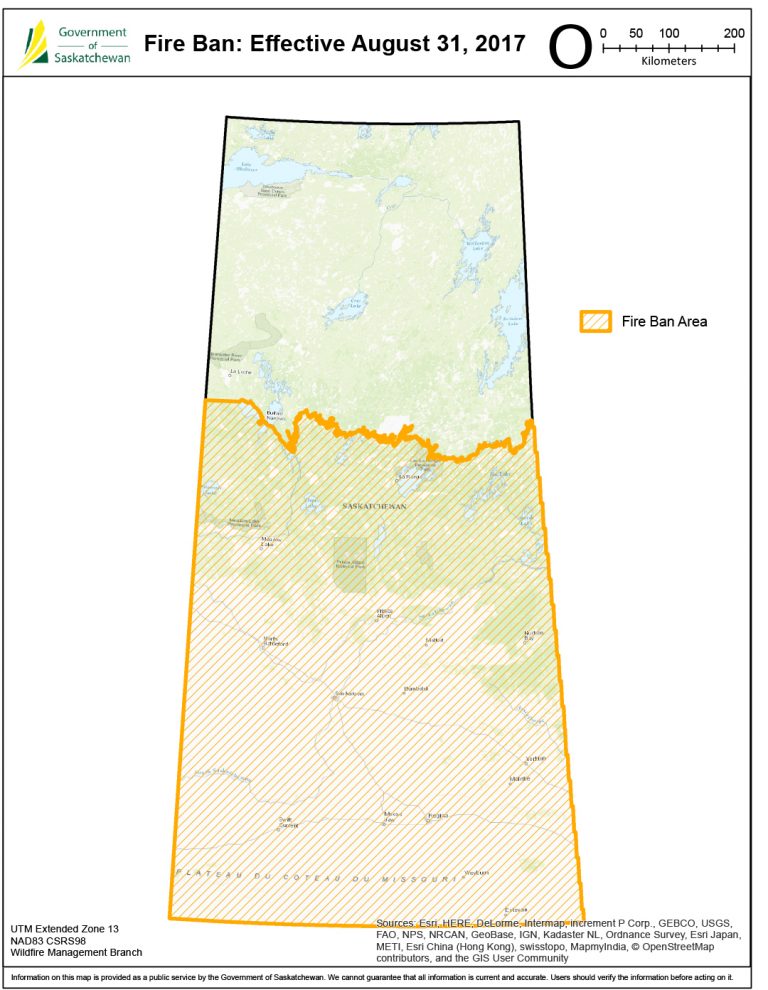 Fire ban extended to Sask. Provincial Parks - Grasslands News
