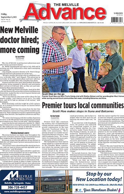 Melville Advance - September 1, 2023 - Grasslands News